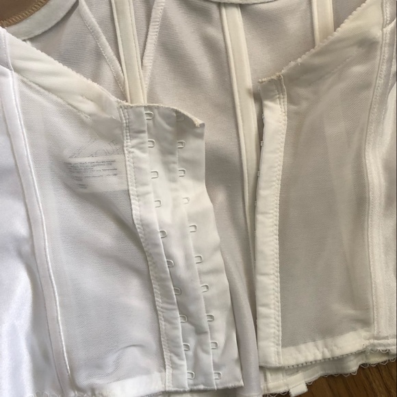 Dominique | Intimates & Sleepwear | Dominique White Satin Torsolette ...